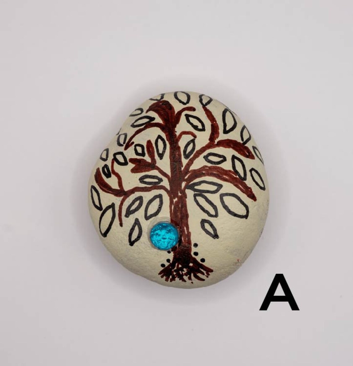 Trees Painted Rocks - Etsy