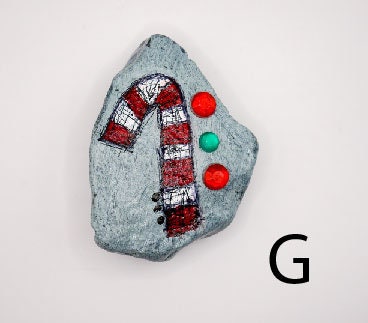 Christmas Painted Rocks - Etsy