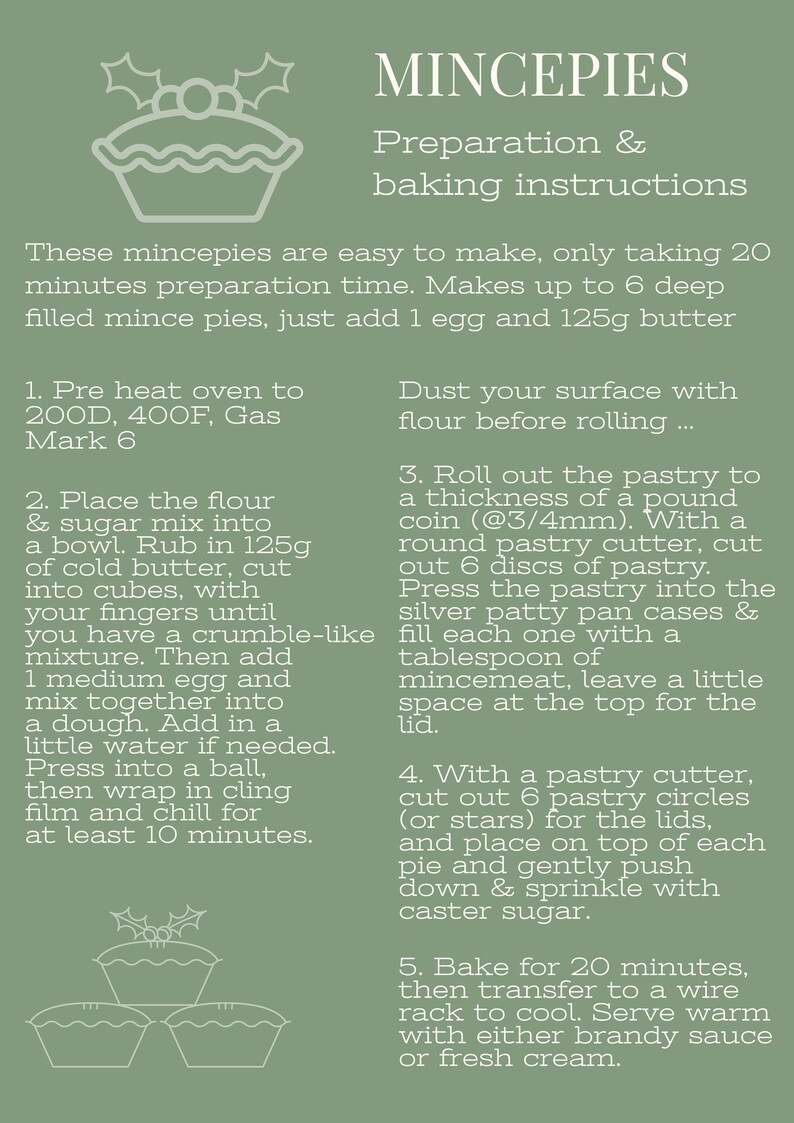Mince Pie: 'make Your Own Mincepies’ Kit - Etsy