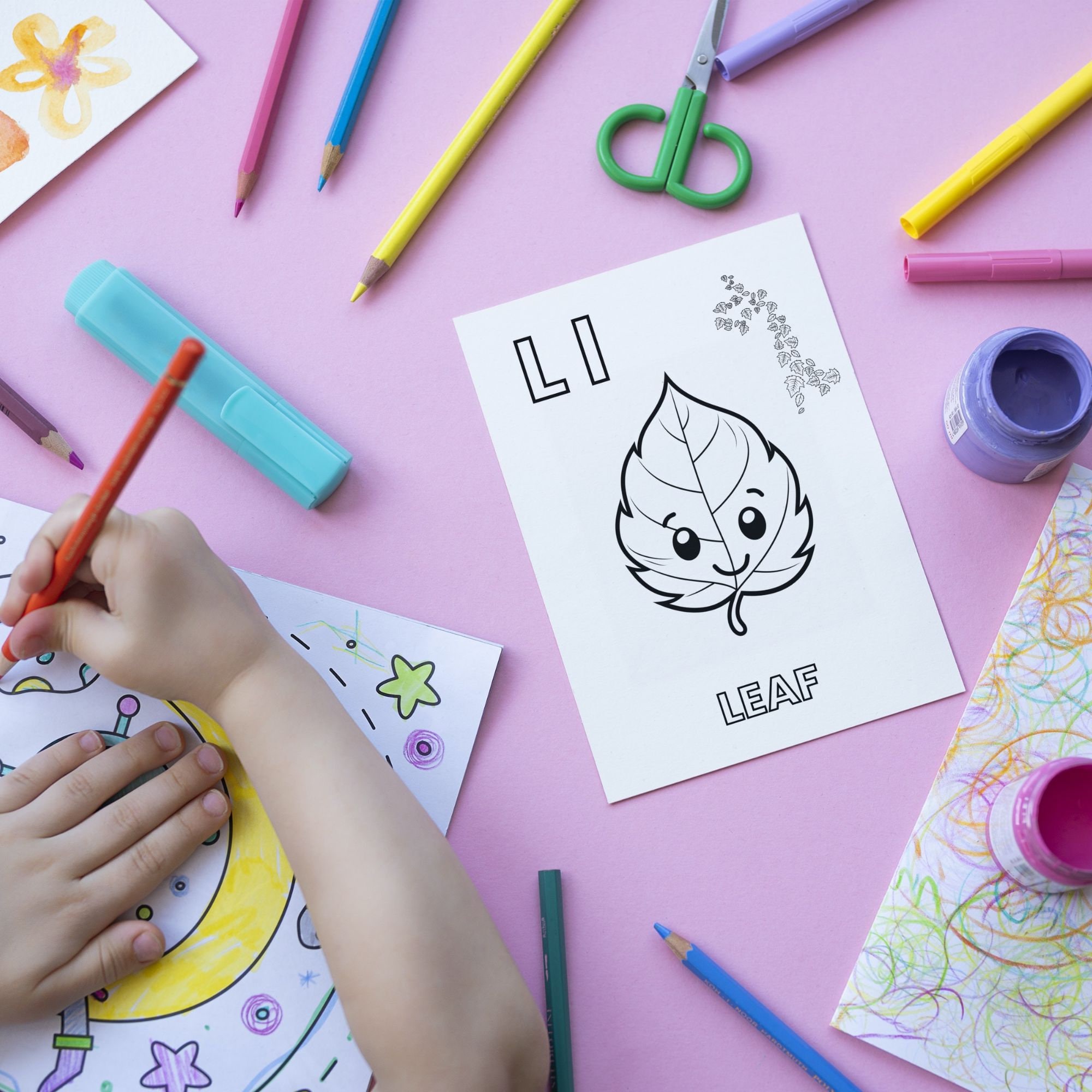 Halloween Coloring Book Kawaii for Kids With Halloween and - Etsy