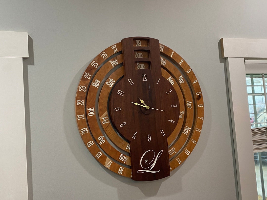 Perpetual Calendar/clock Design Files - Etsy