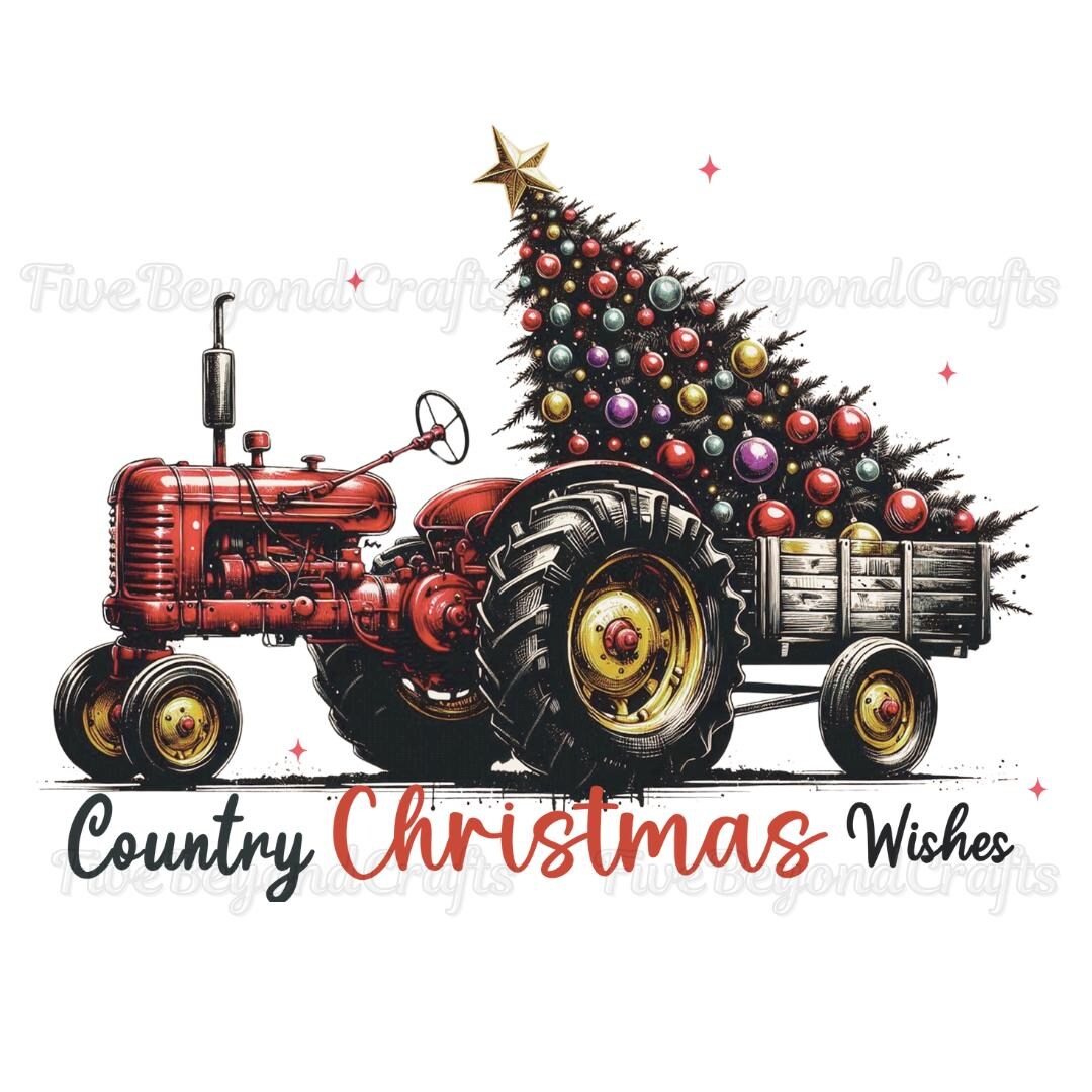 Country Christmas Wishes Png Farm Jpg File, Digital File, Funny Saying ...