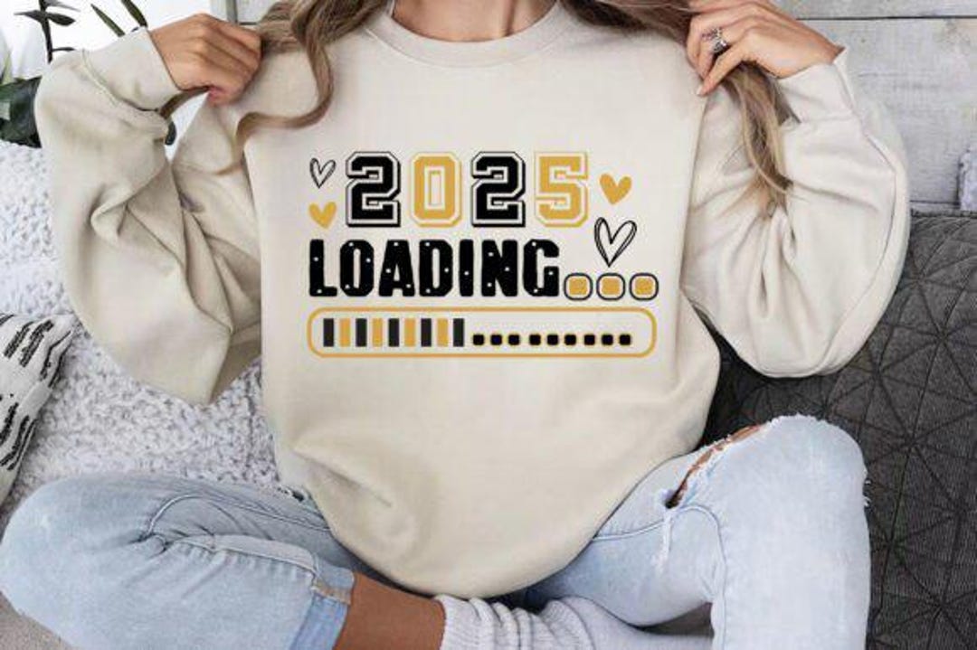 2025 Loading, Happy New Year PNG Happy New Year 2025 Sublimation Design ...