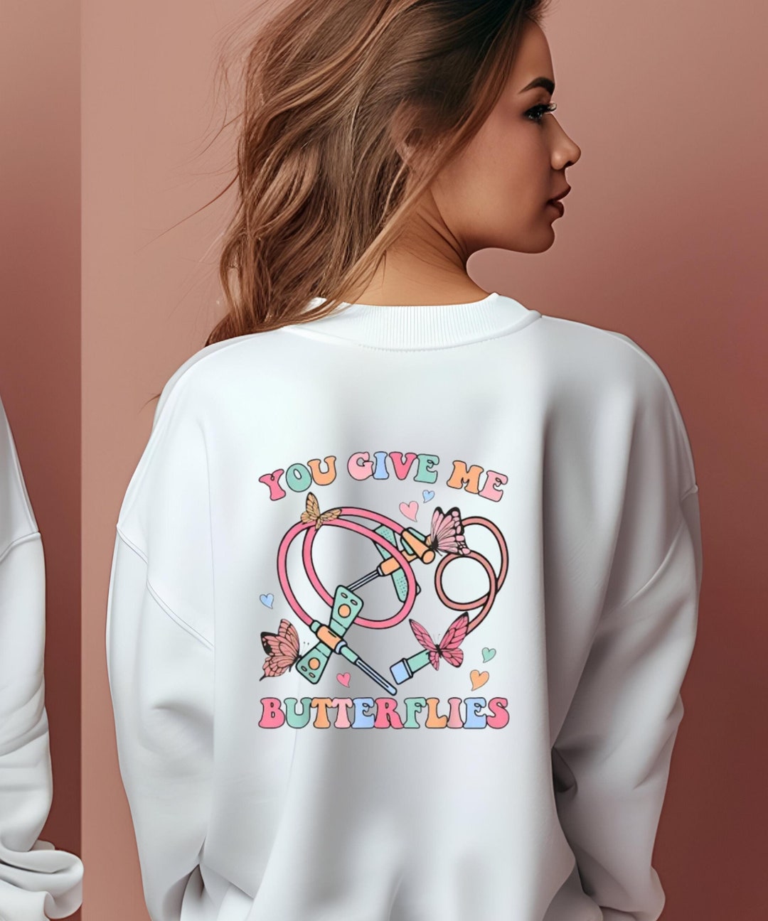 You Give Me Butterflies Funny Phlebotomist Nurse Cozy Classic Print