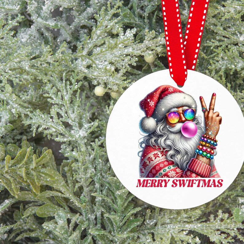 Merry Swiftmas Png, Retro Christmas Png, Sublimation Design Glitter ...