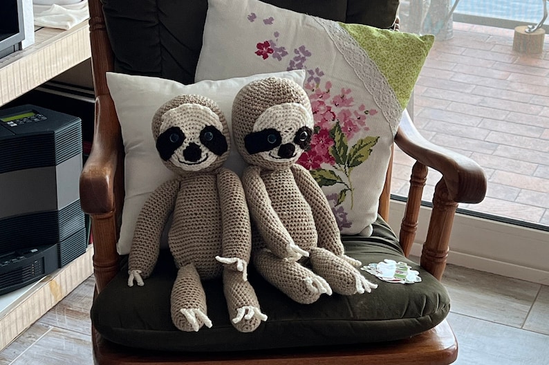 Sloth Handmade Crochet Stuffed Animal - Etsy