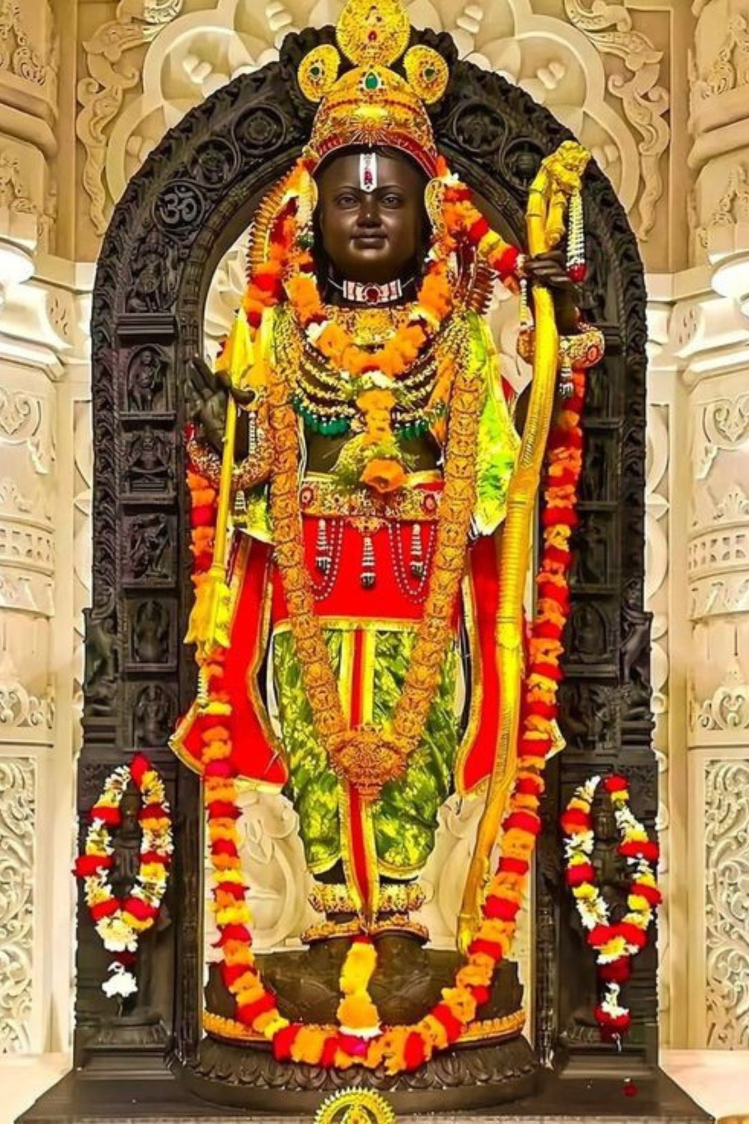 25% Sale Divine Shri Ram Lalla Ayodhya Wall Art: Vibrant Indian God ...