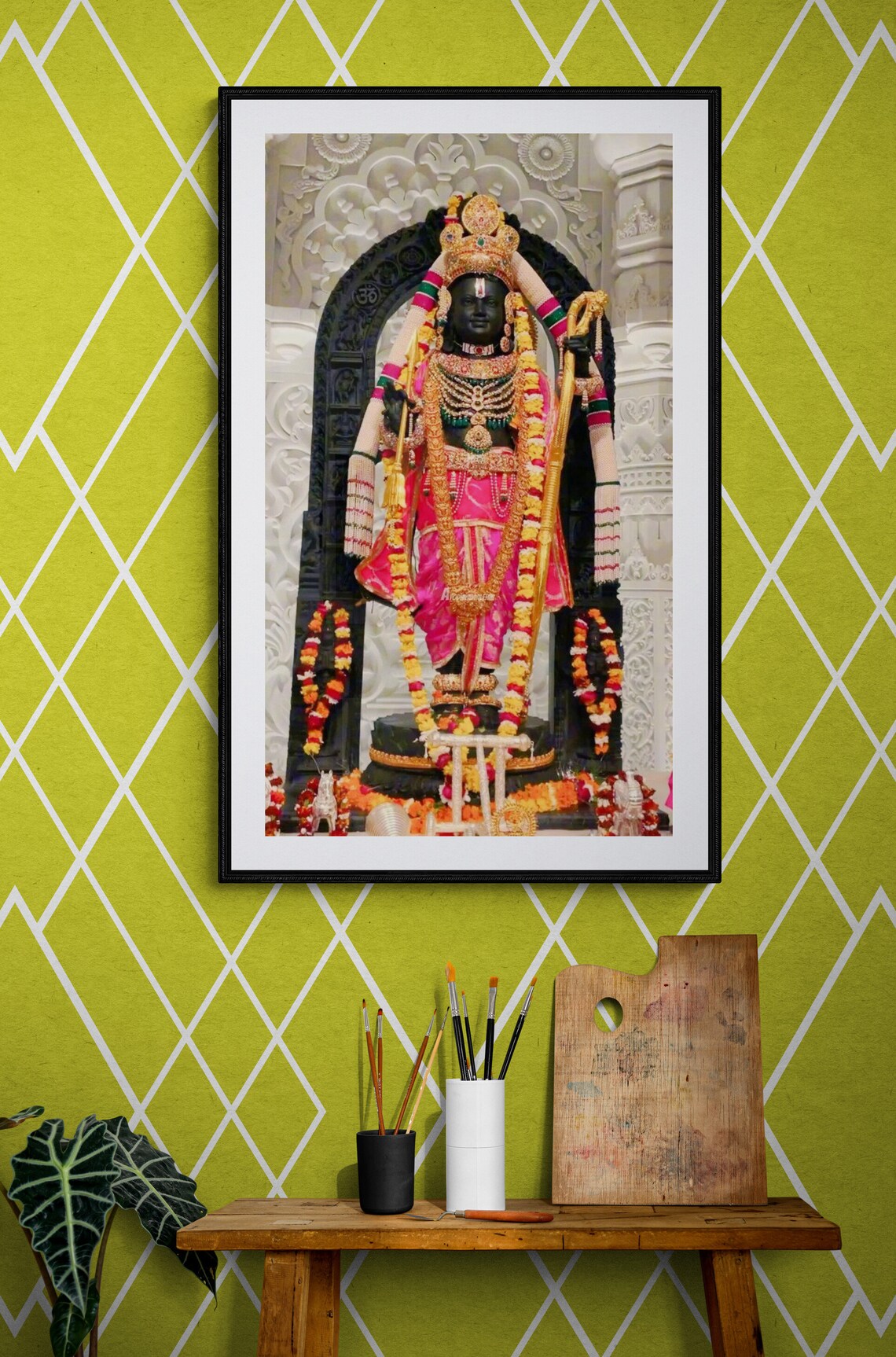 Shri Ram Lalla Mandir Ayodhya Wall Art: Indian God PDF Art Print, Ram ...