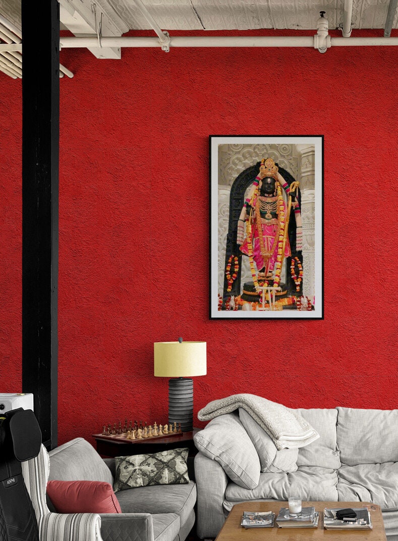 Shri Ram Lalla Mandir Ayodhya Wall Art: Indian God PDF Art Print, Ram ...