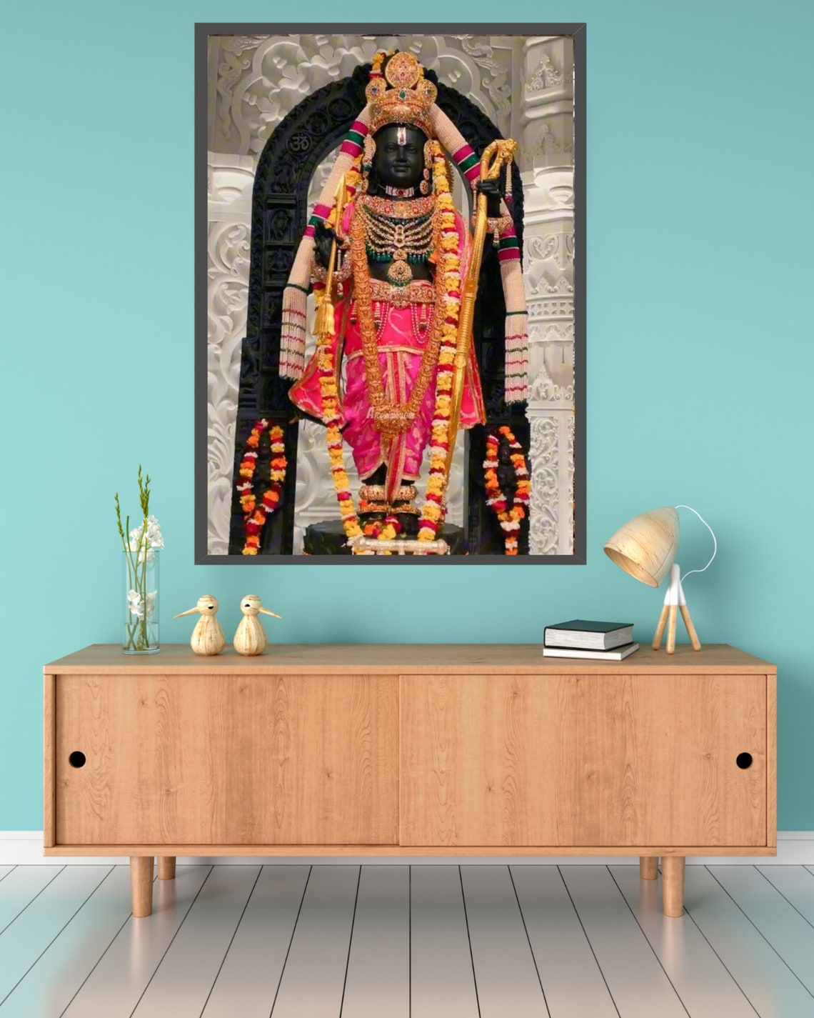 Shri Ram Lalla Mandir Ayodhya Wall Art: Indian God PDF Art Print, Ram ...