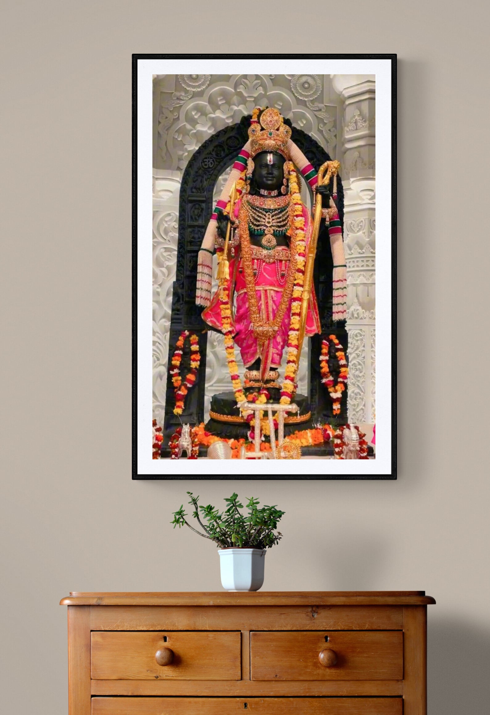 Shri Ram Lalla Mandir Ayodhya Wall Art: Indian God PDF Art Print, Ram ...