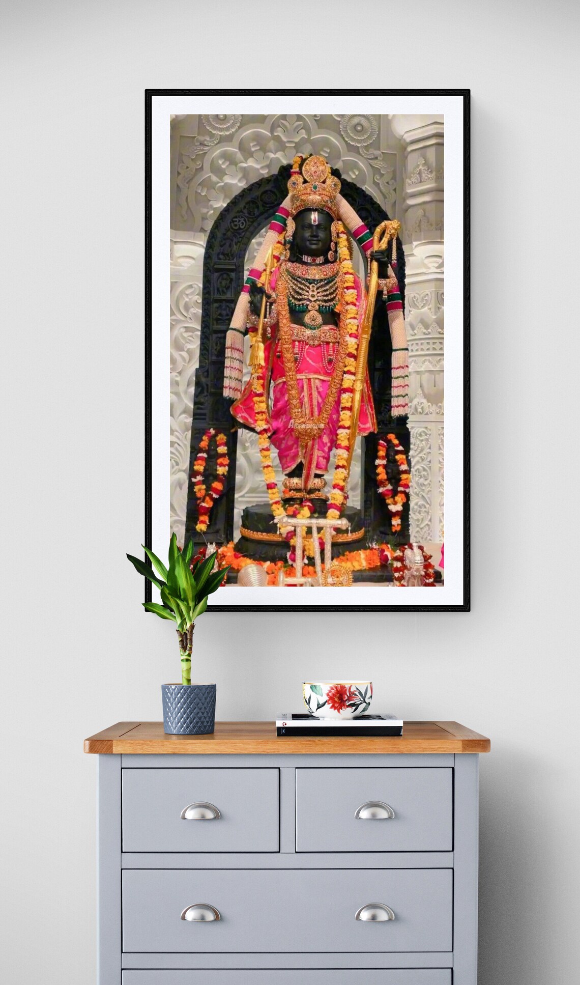Shri Ram Lalla Mandir Ayodhya Wall Art: Indian God PDF Art Print, Ram ...