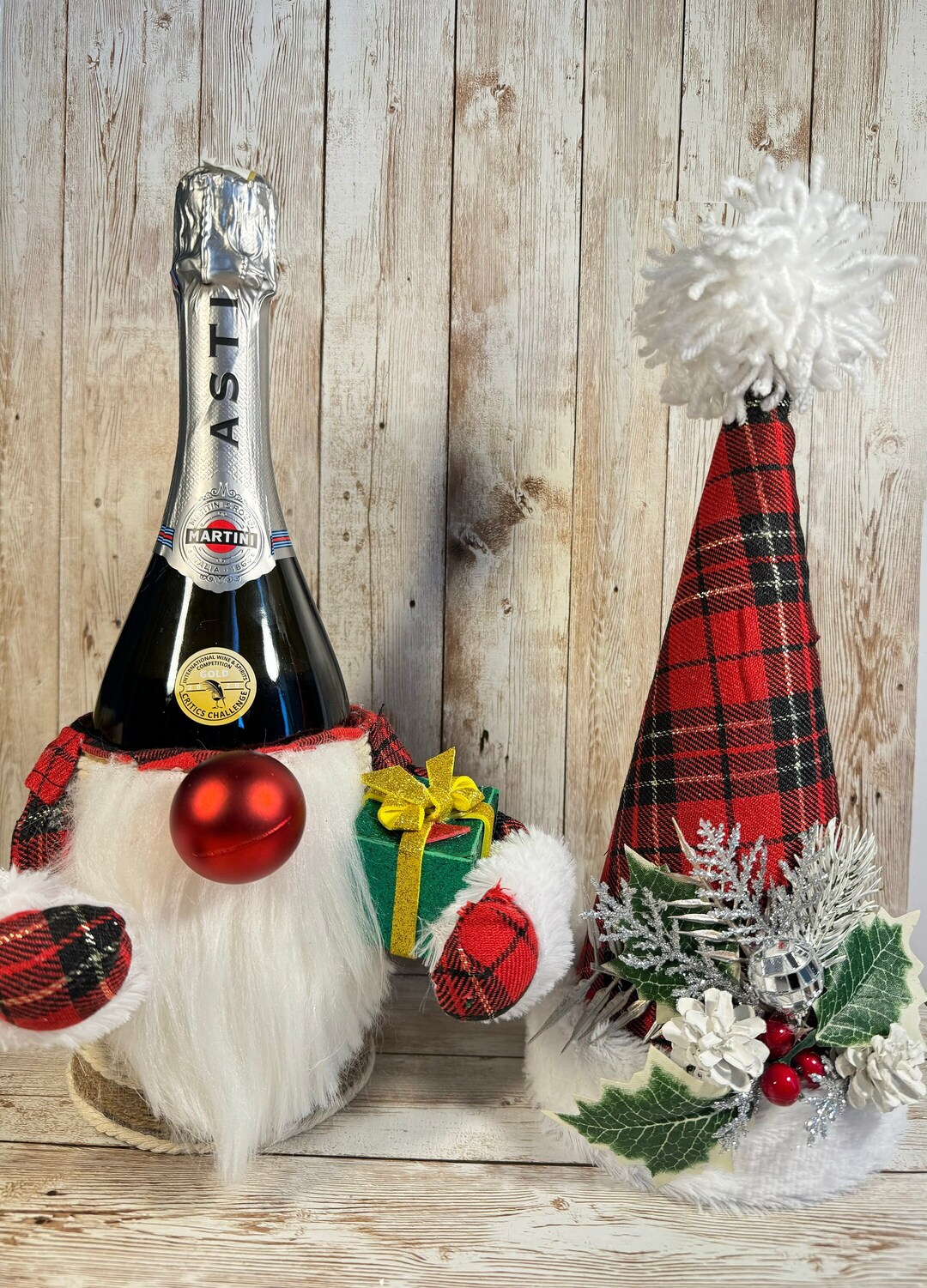 Santa Claus Bottle Cover: Festive Holiday Decor - Etsy