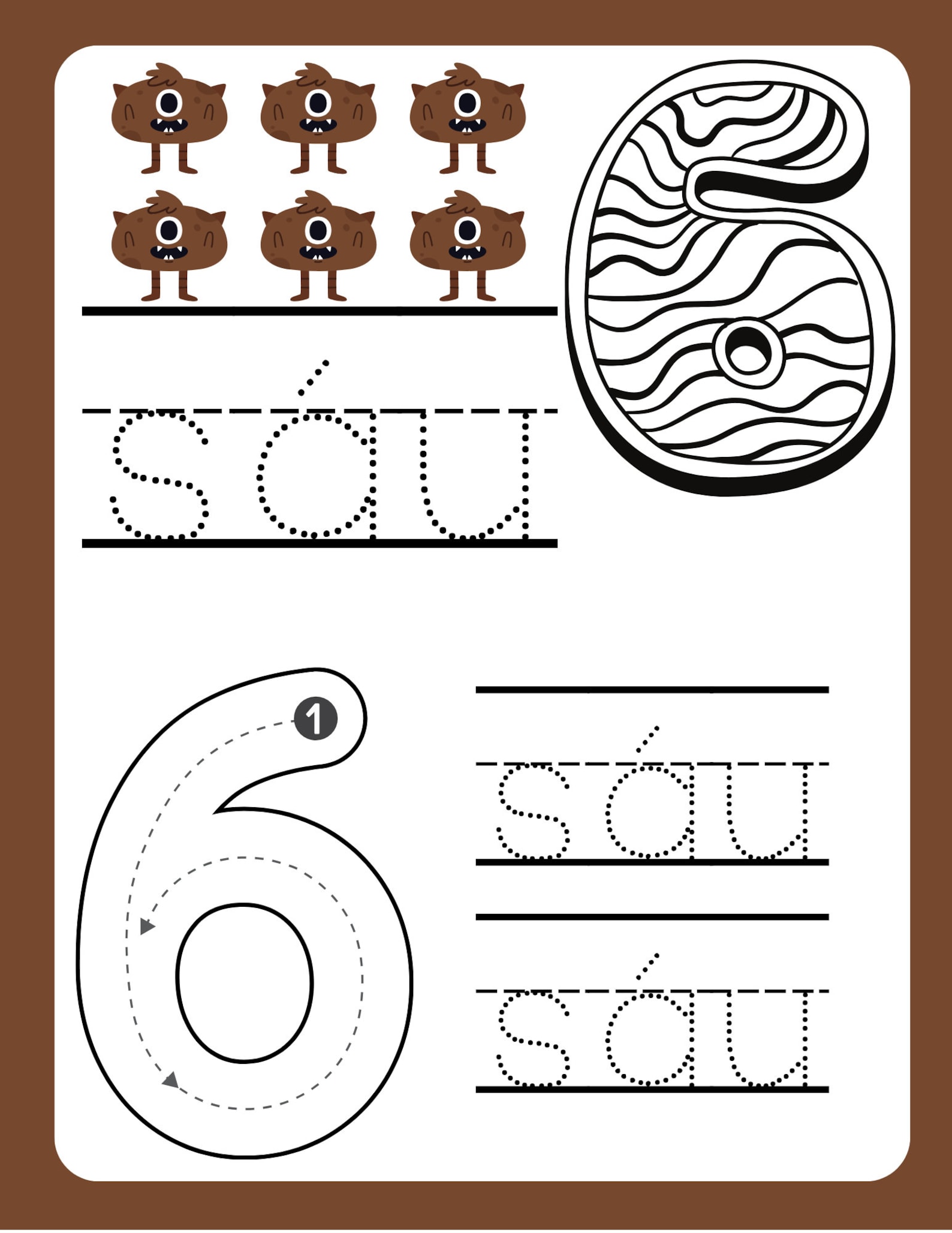 Vietnamese Number Tracing and Colouring - Etsy