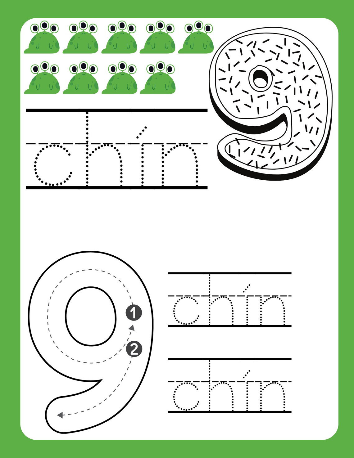 Vietnamese Number Tracing and Colouring - Etsy