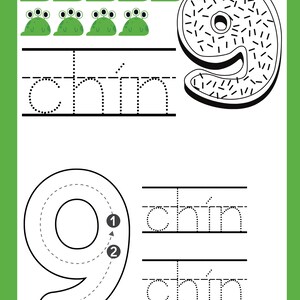 Vietnamese Number Tracing and Colouring - Etsy