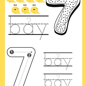 Vietnamese Number Tracing and Colouring - Etsy