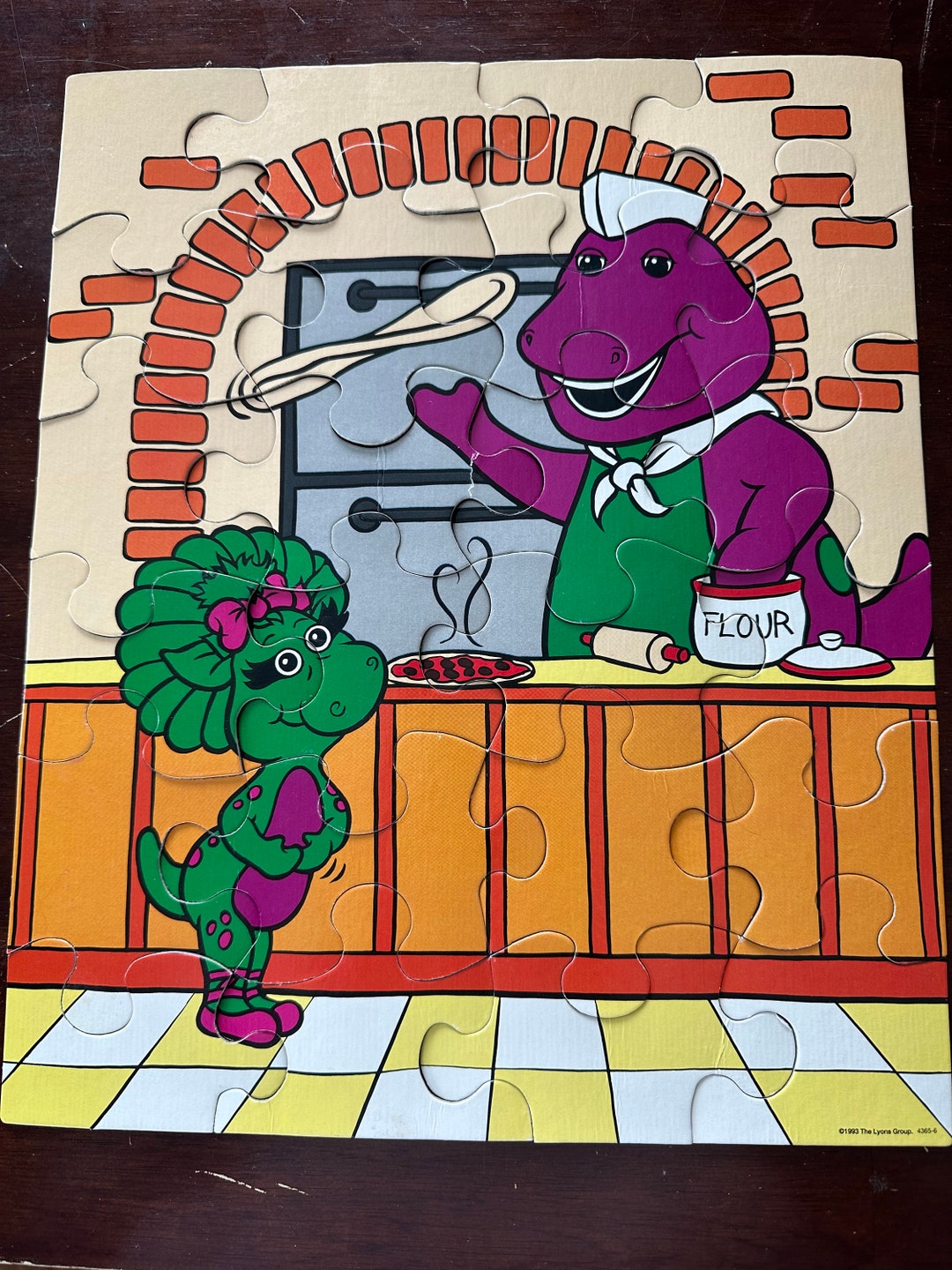 Vintage Milton Bradley Barney Puzzle 24 Piece - Etsy