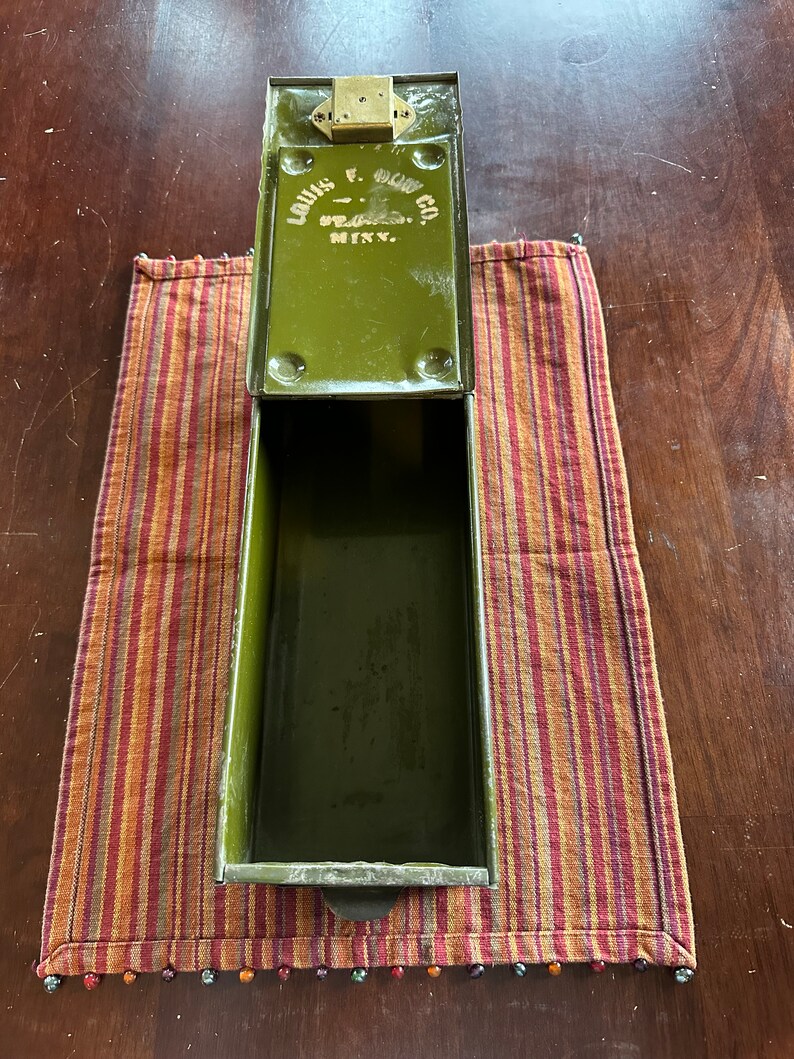 Vintage Antique Bank Safe Deposit Box - Etsy