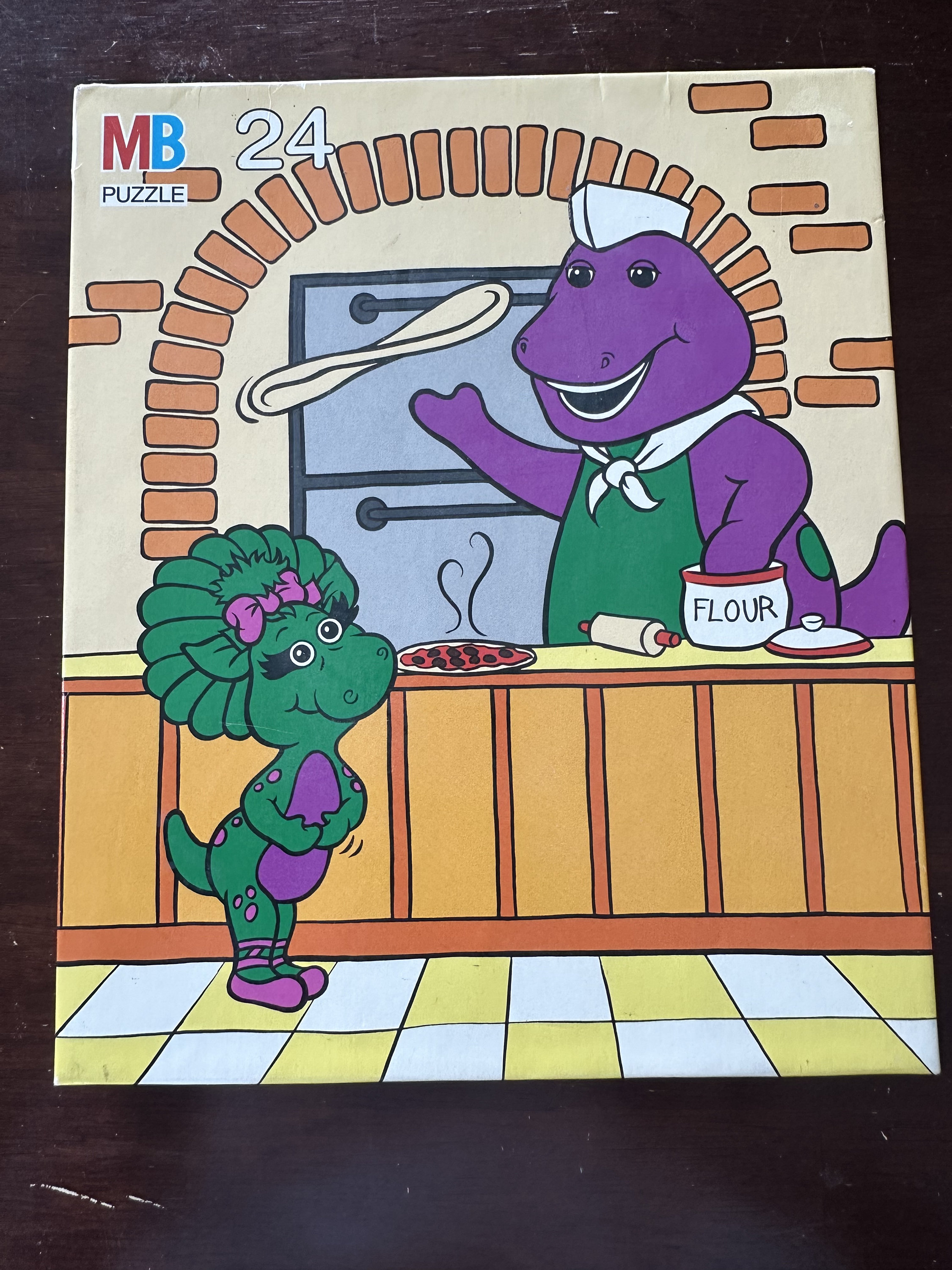 Vintage Milton Bradley Barney Puzzle 24 Piece - Etsy