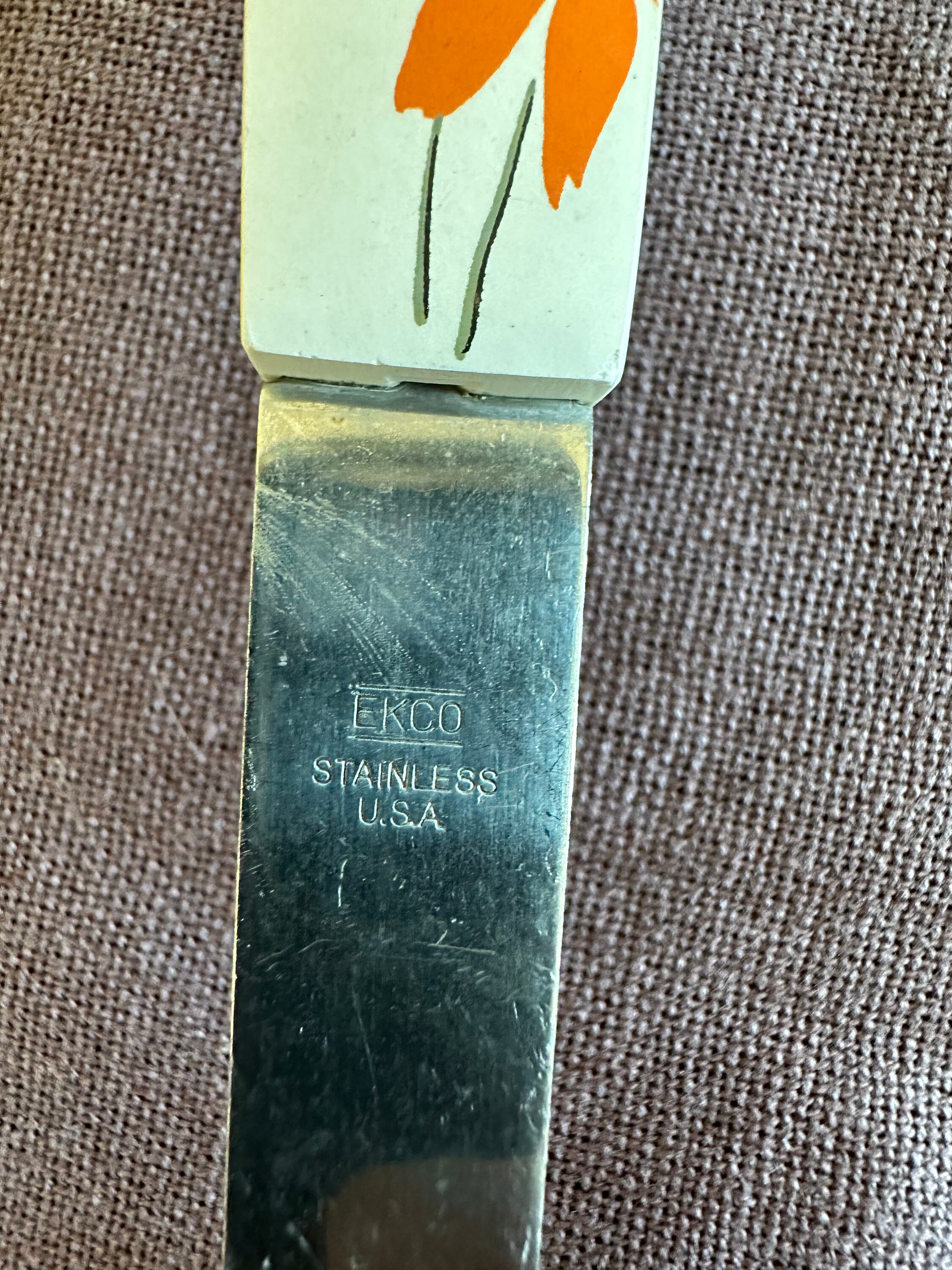 Ecko Stainless Steel Daisy Print Ladle - Etsy