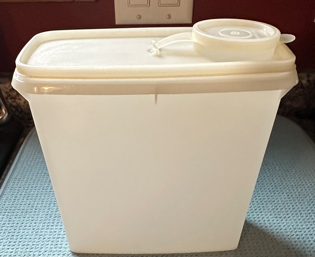 Vintage Tupperware Cereal Keeper - Etsy