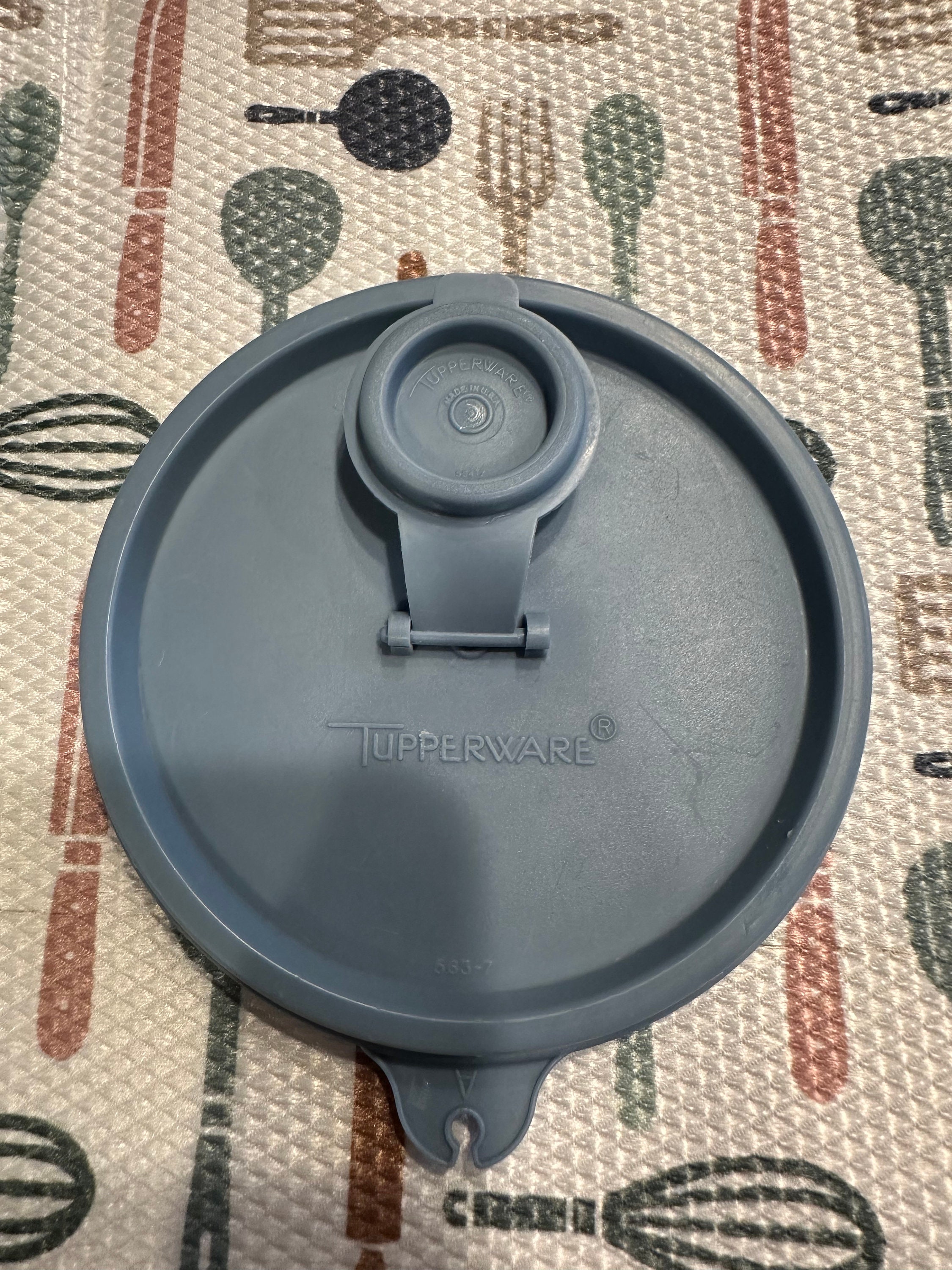 Vintage Tupperware Blue Beverage Container - Etsy