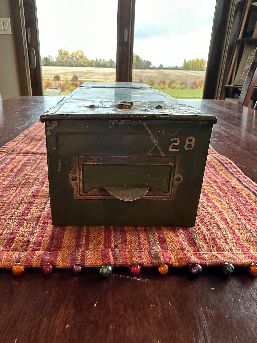 Vintage Antique Bank Safe Deposit Box - Etsy