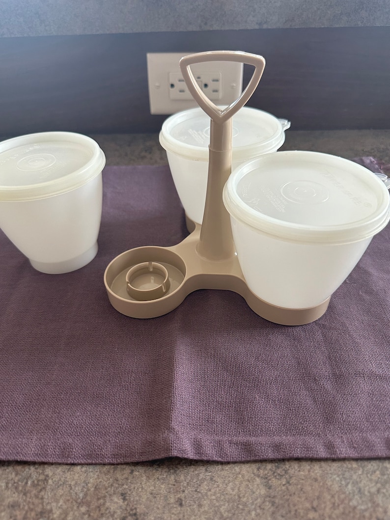 Tupperware Vintage Condiment Caddy - Etsy