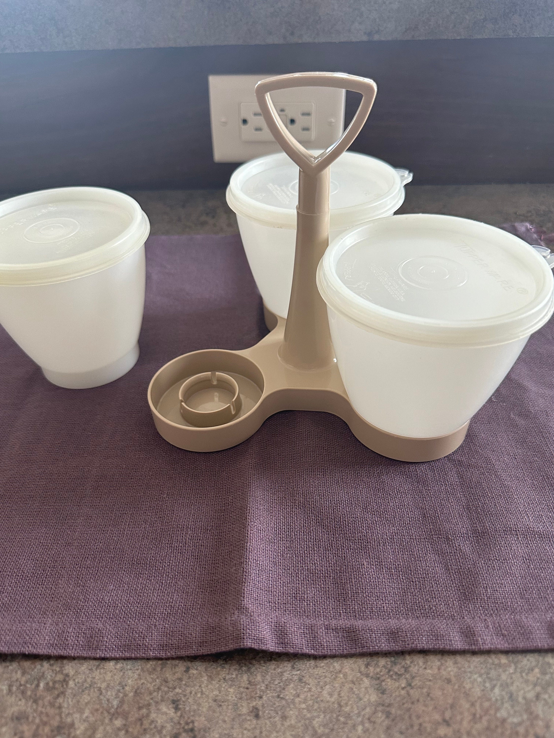 Tupperware Vintage Condiment Caddy Etsy