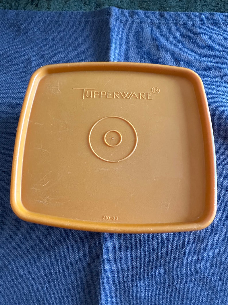 Tupperware Orange Storage Container - Etsy