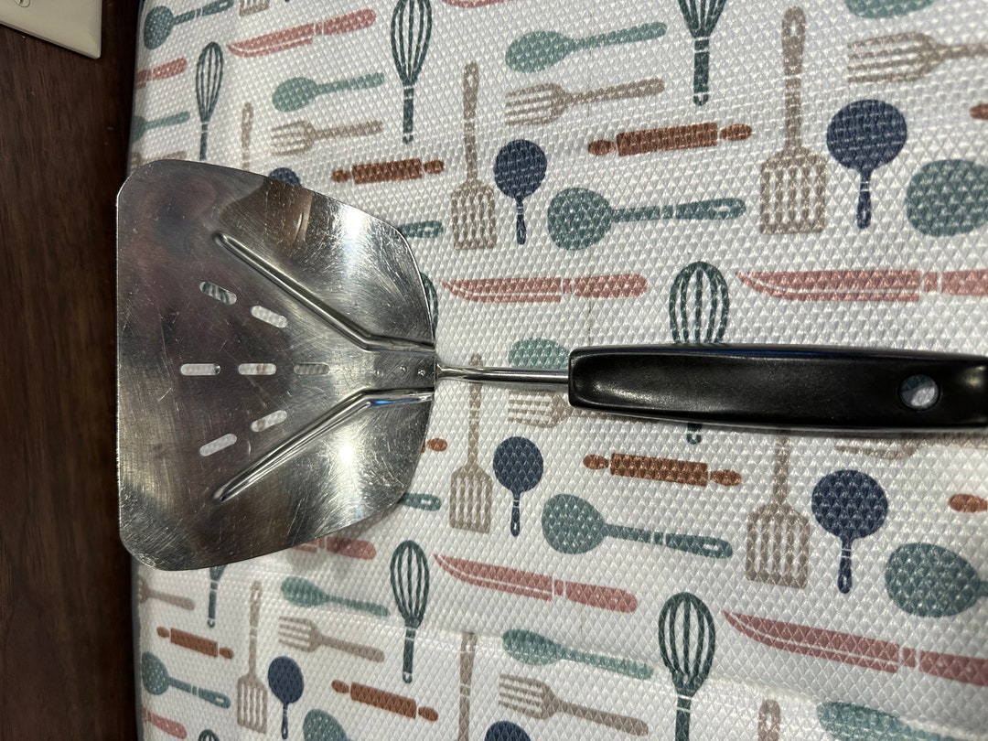 Vintage Foley Curved Large Slotted Spatula. - Etsy