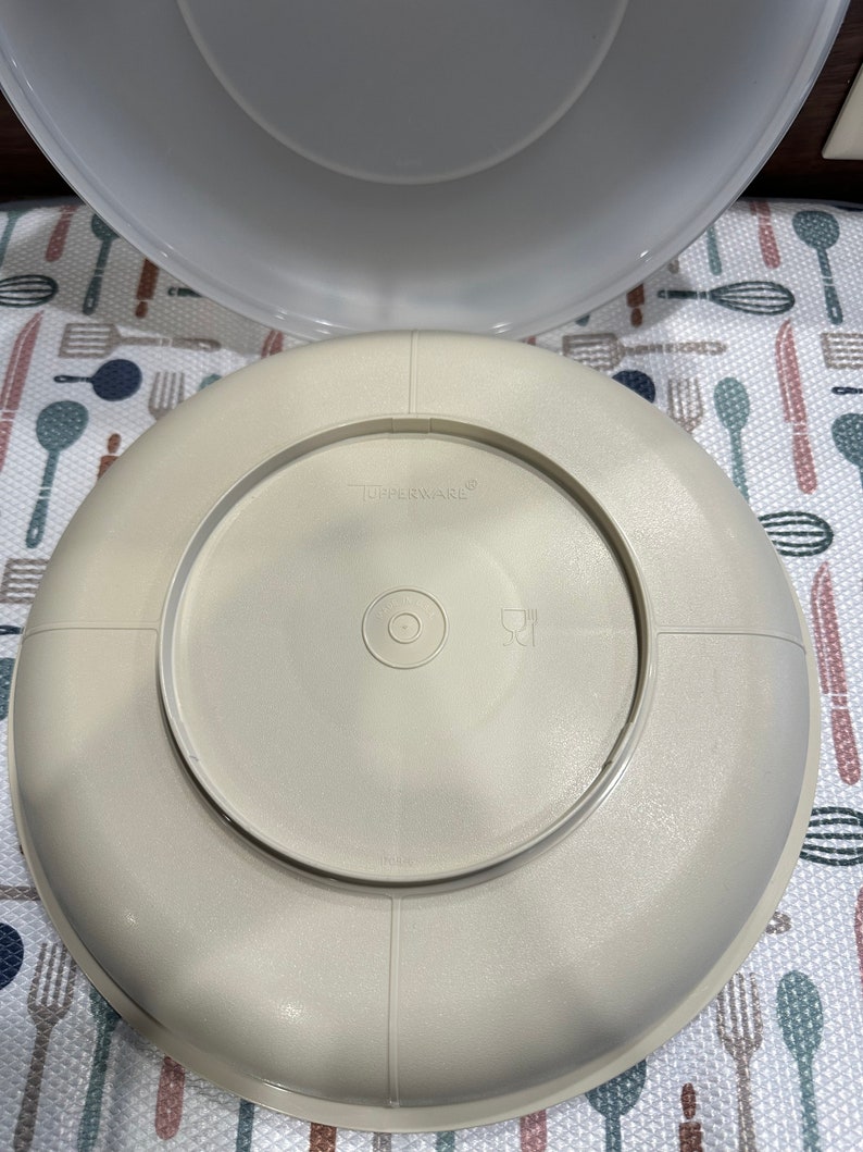 Vintage Tupperware Small Serving Center - Etsy