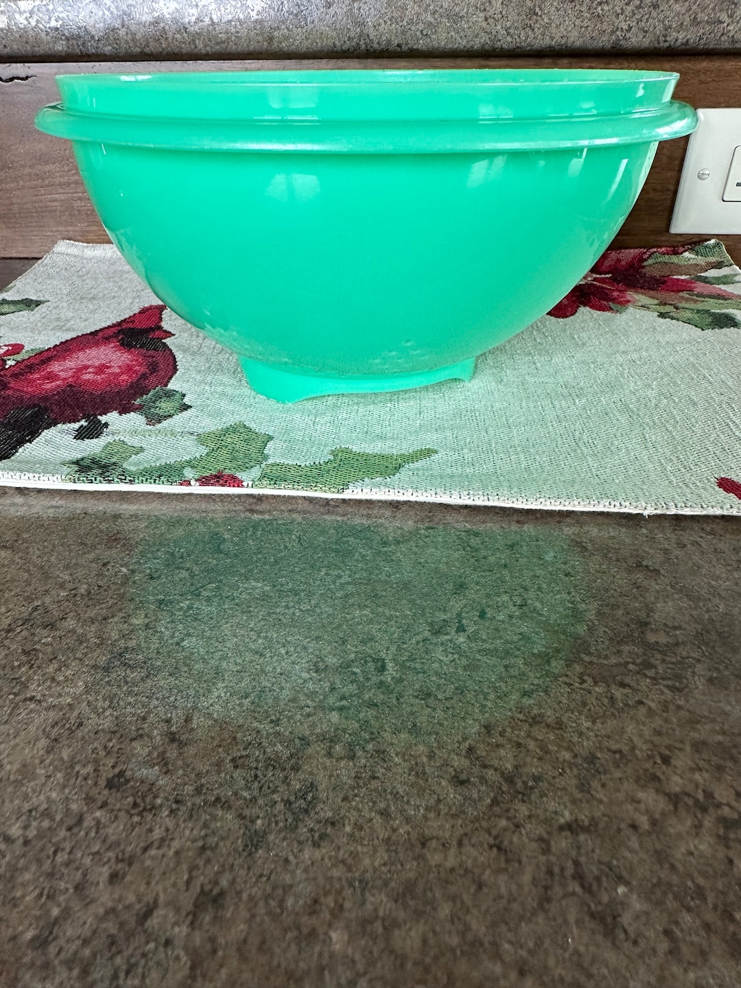 Vintage Green Tupperware Strainer - Etsy