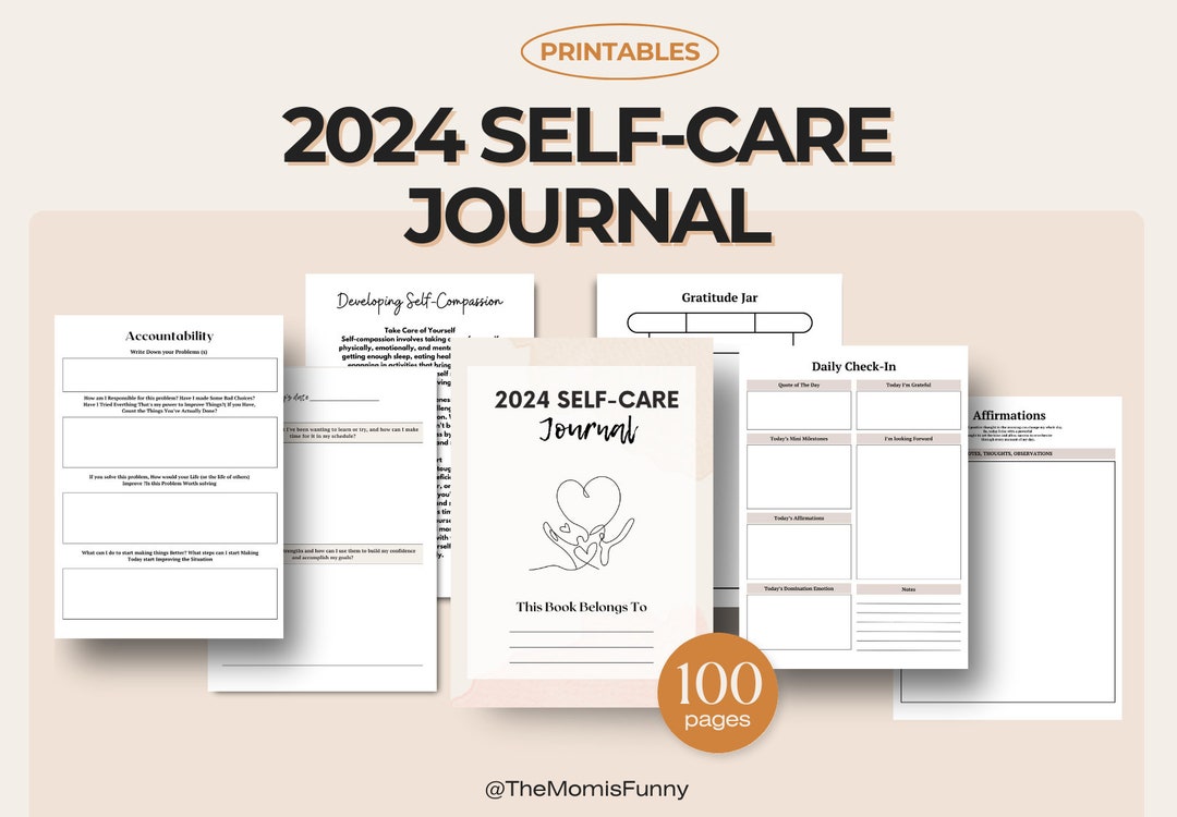 Printable Self-care Journal Self-care Bundle Self-care - Etsy
