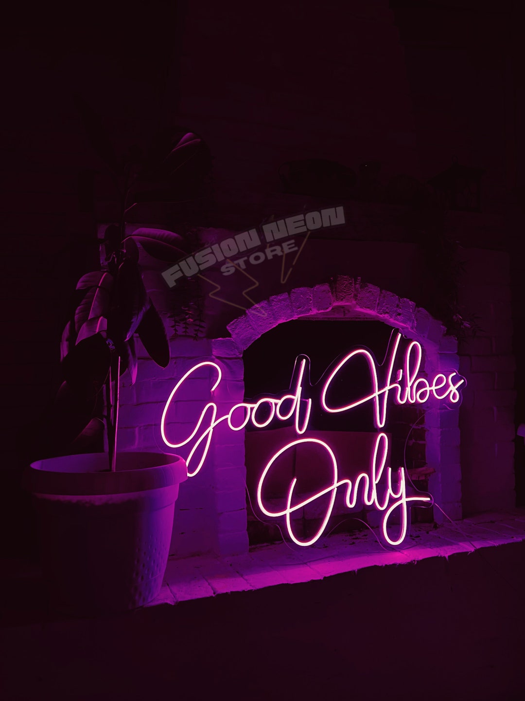 Good Vibes Only Neon Sign, Wedding Sign, Bedroom Neon Led Lights ...