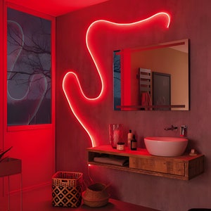 DIY Neon Kit, LED Strip Light for Home Decor, Neon Rope Light Sign ...