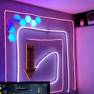 DIY Neon Kit, LED Strip Light for Home Decor, Neon Rope Light Sign ...