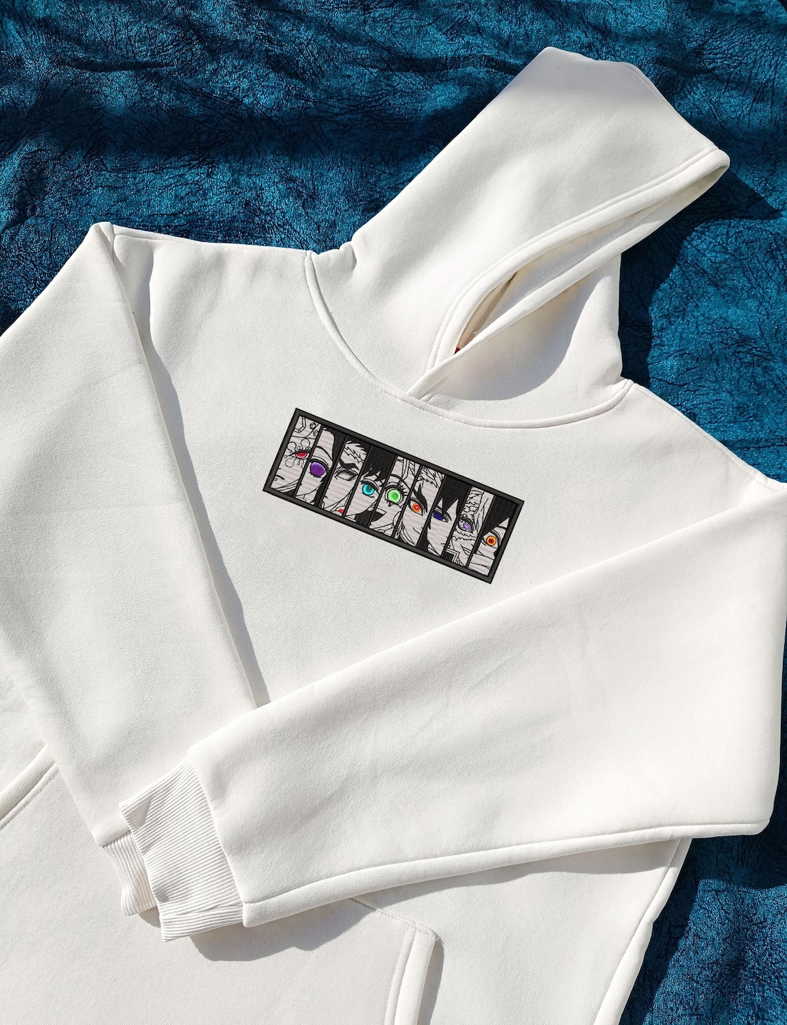Anime Faces Embroidered Hoodie and Sweatshirt- Unique Anime-inspired ...
