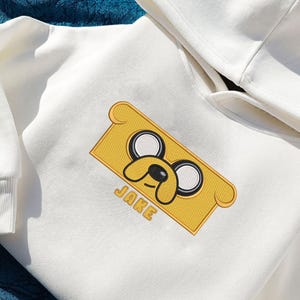 Jake Adventure Time Embroidered Hoodie - Cozy and Stylish Cartoon ...