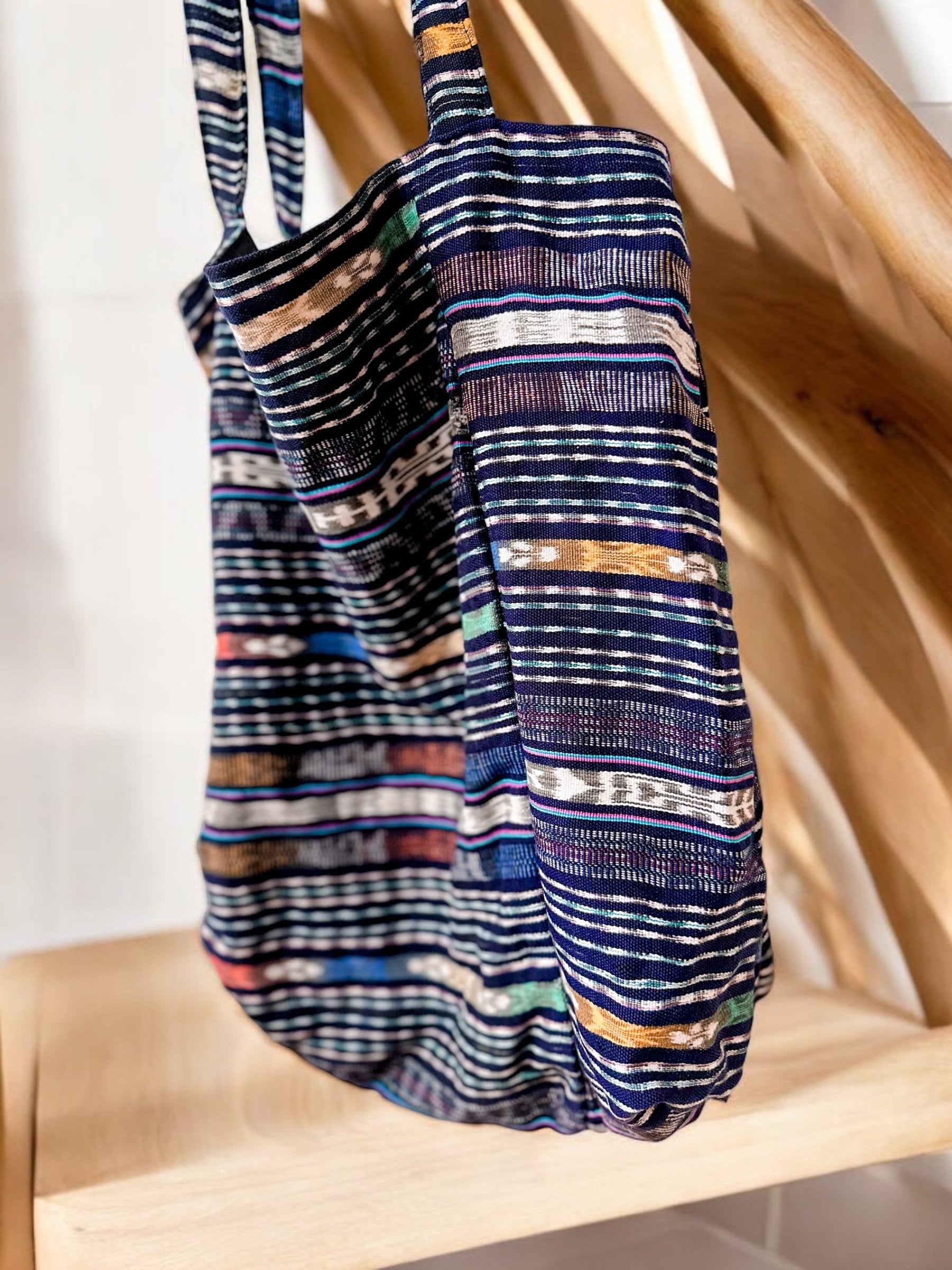 Guatemalan Mayan Tote Bag | Multicolor-jaspe | Indigenous Design ...