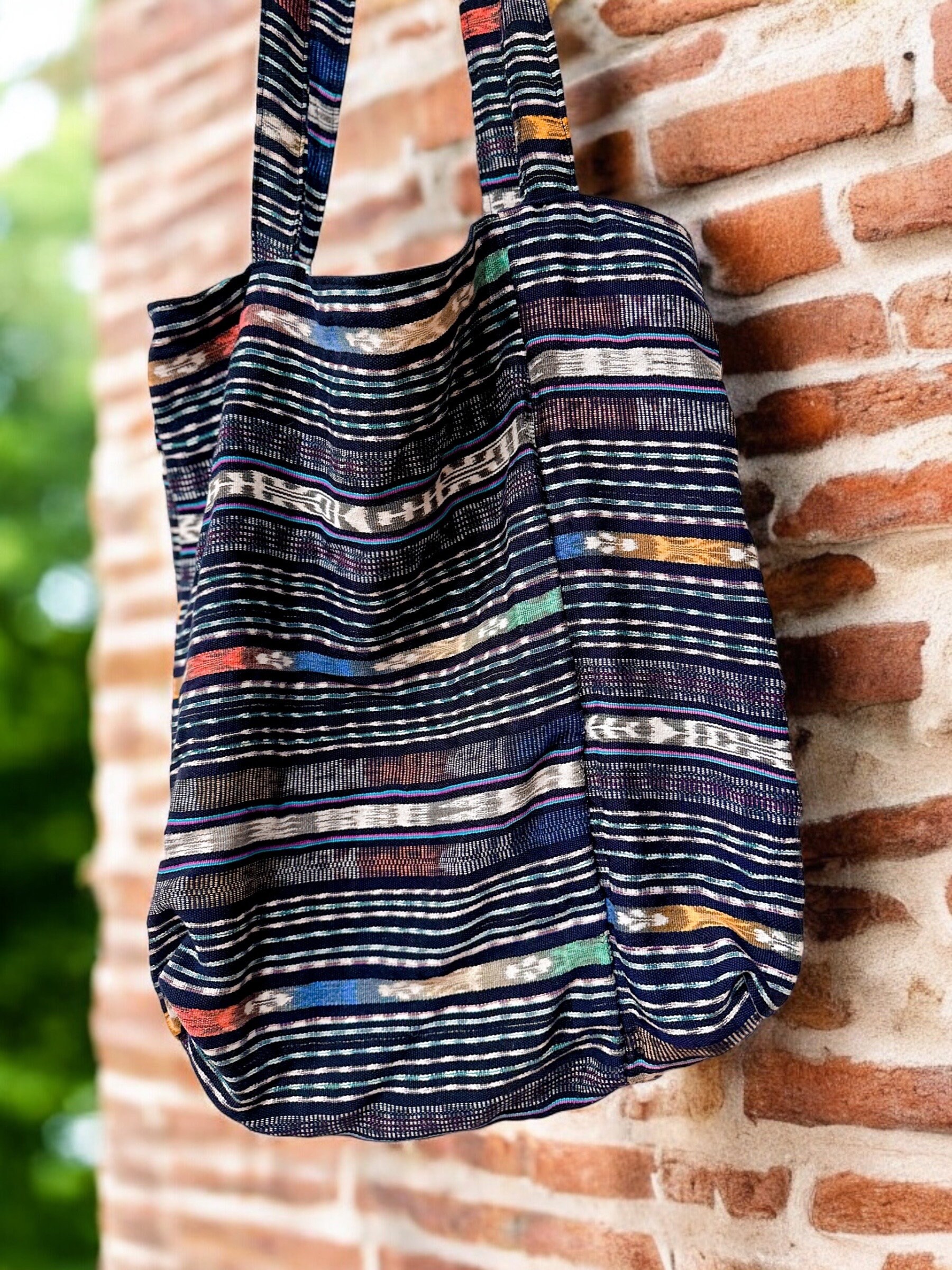Guatemalan Mayan Tote Bag | Multicolor-jaspe | Indigenous Design ...