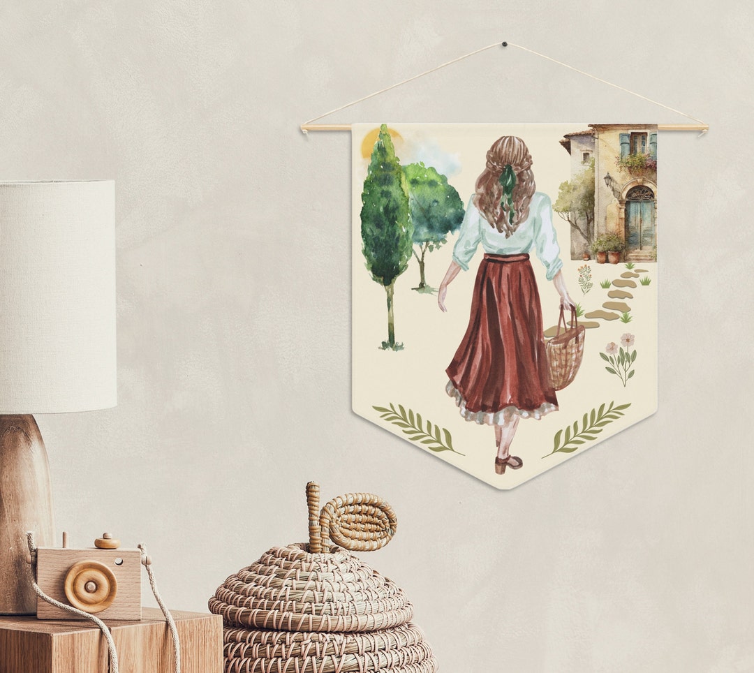 Cottagecore Pennant Vintage Wall Art Farmcore Wall Decor Cottagecore ...