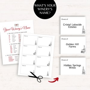 Wine Party Games, 10 Printable Wine Tasting Party Games, Fun Game ...