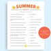 Summer Riddles, Fun Printable Summer Riddle Me This Game for Kids and ...