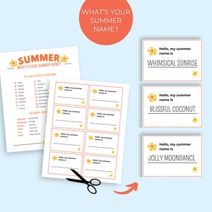 Summer Games, 10 Printable Summer Party Games for Kids and Family ...