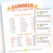 What's Your Summer Name Game With Name Tags, Fun Printable Summer Game ...