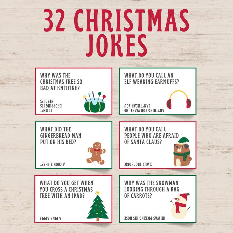 Christmas Lunch Box Joke - Etsy