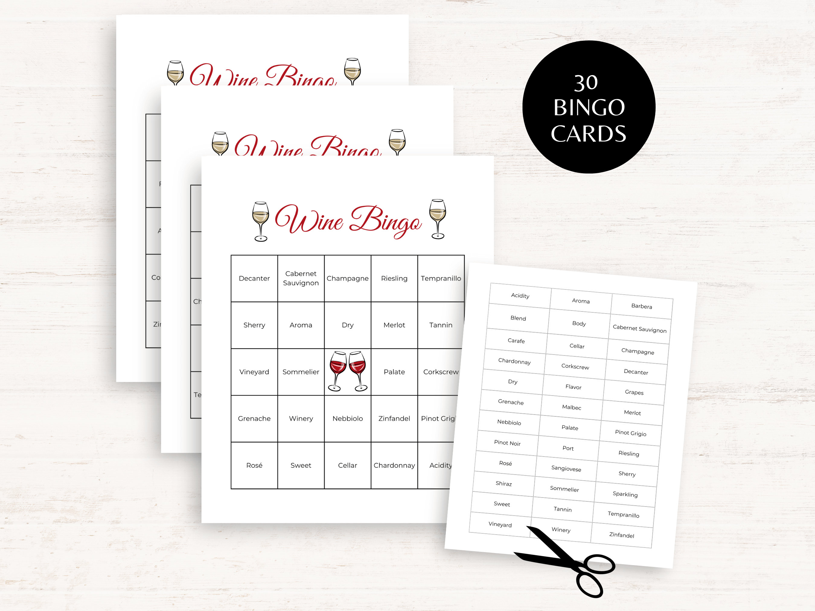 Wine Party Games, 10 Printable Wine Tasting Party Games, Fun Game ...