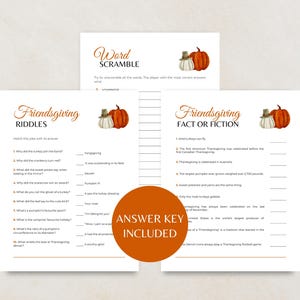 Friendsgiving Party Games, 10 Printable Friendsgiving Games for Adults ...